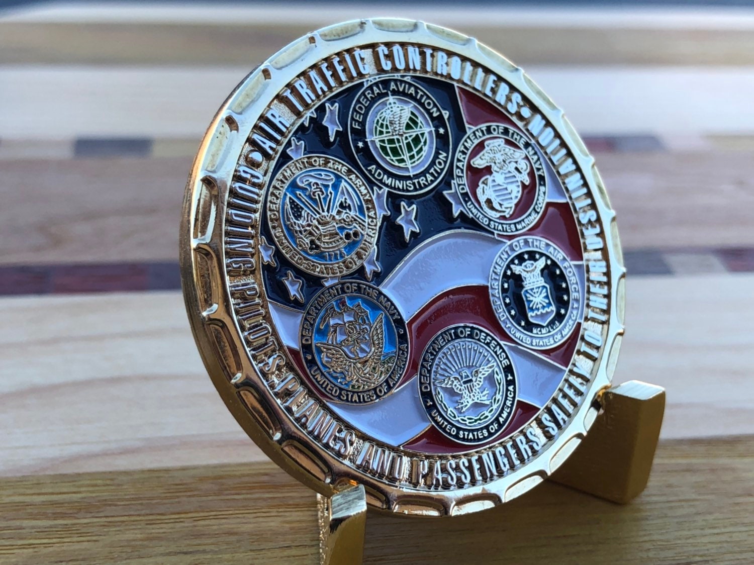 Air Traffic Control ATC Challenge Coin Controller Tower Radar RAPCON ...