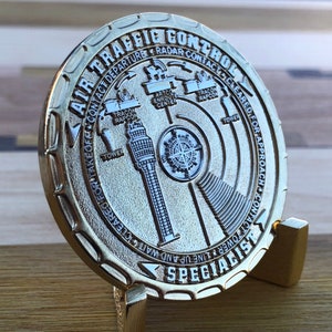 Air Traffic Control ATC Challenge Coin Controller Tower Radar RAPCON ...