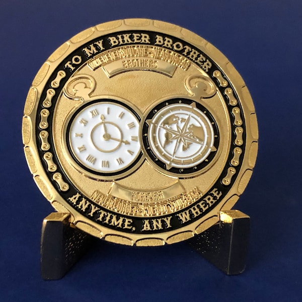 Motorcycle Challenge Coin - Etsy