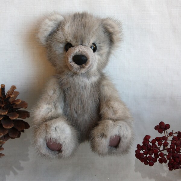 Mink Teddy Bear - Etsy