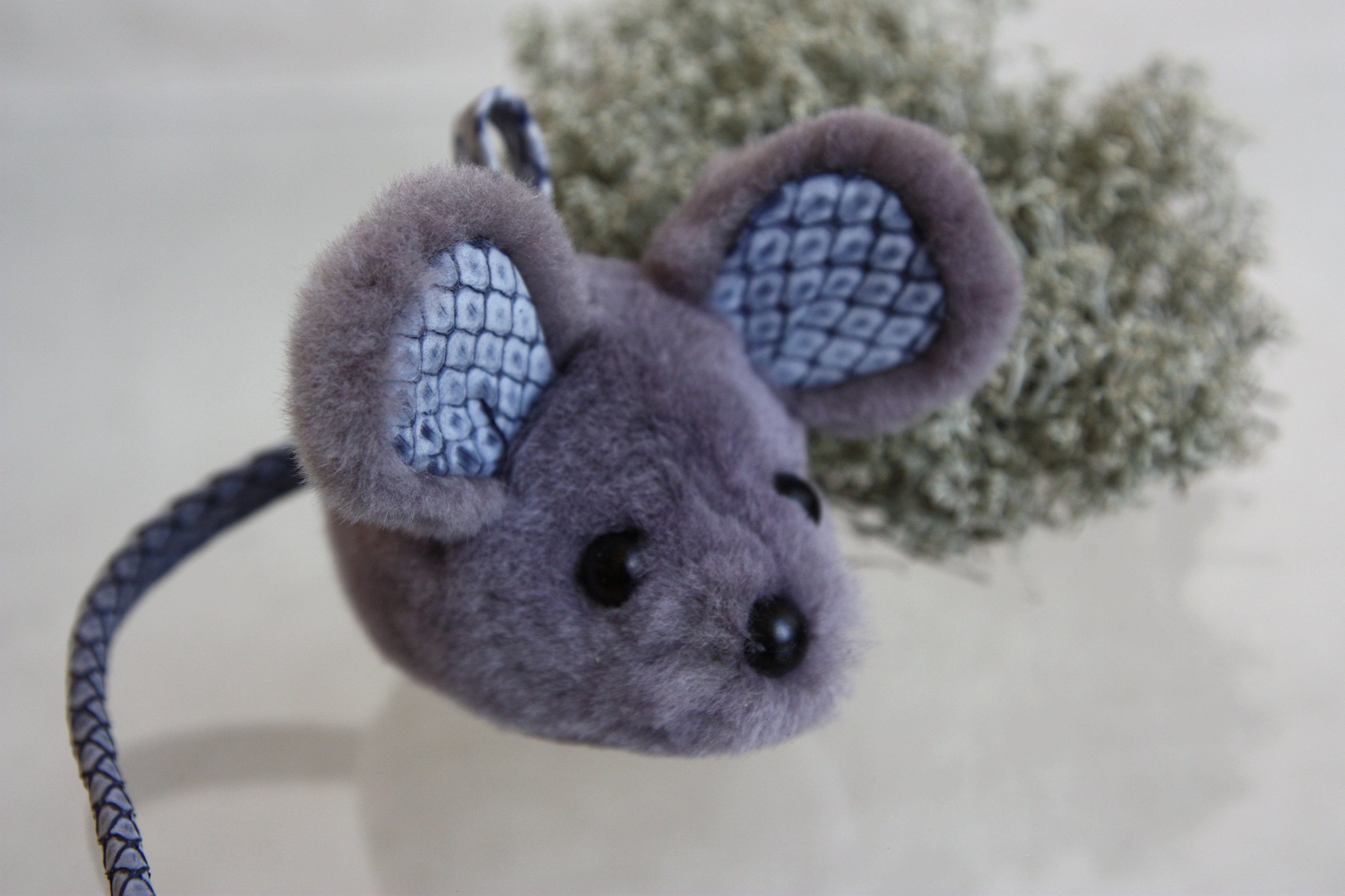 Keychain Mink Mouse Size М Natural Sheared Mink Fur Genuine - Etsy