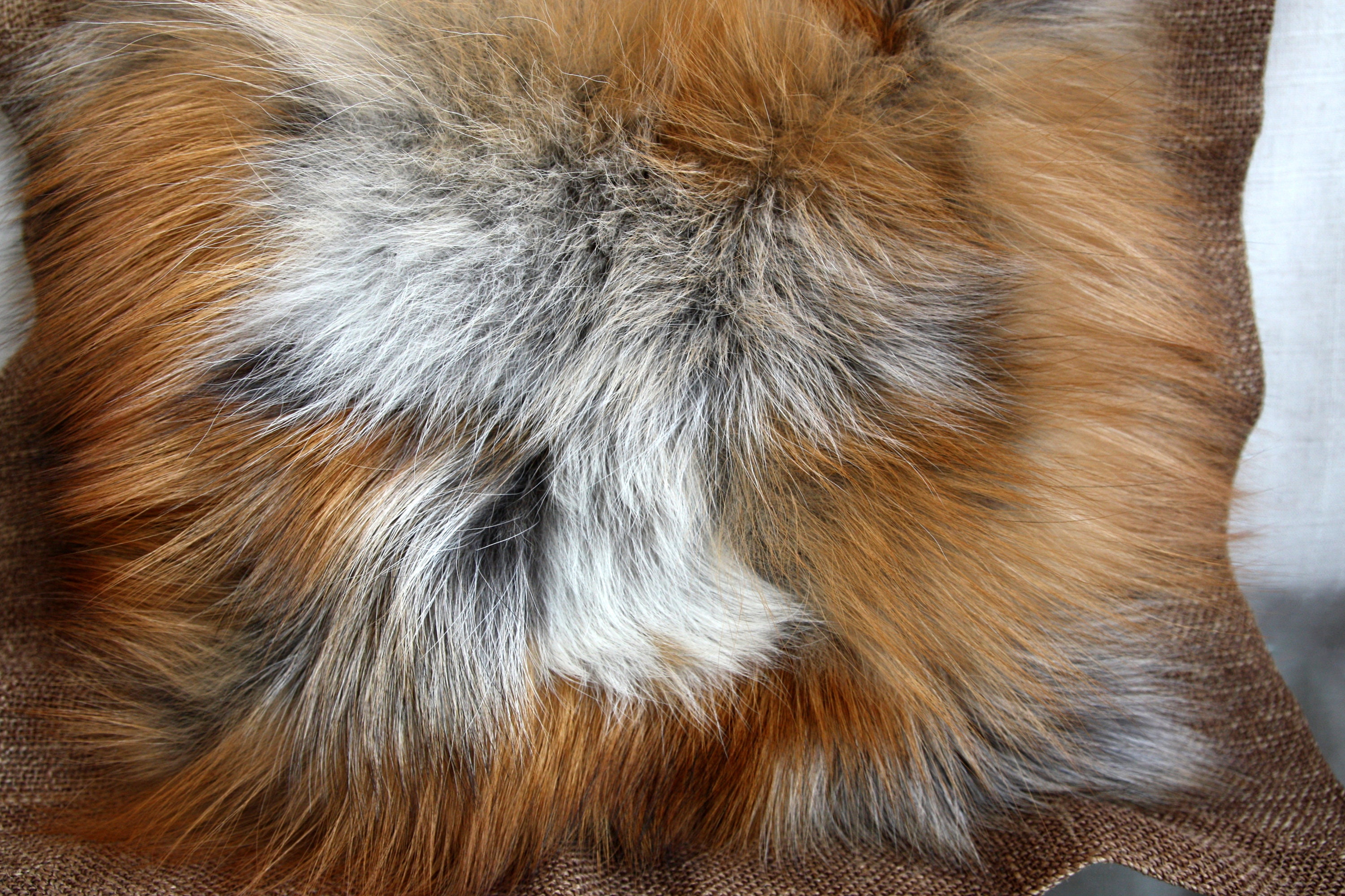 Pillow Made of Real Red Fox Fur Stuffed Decorative Pillow - Etsy