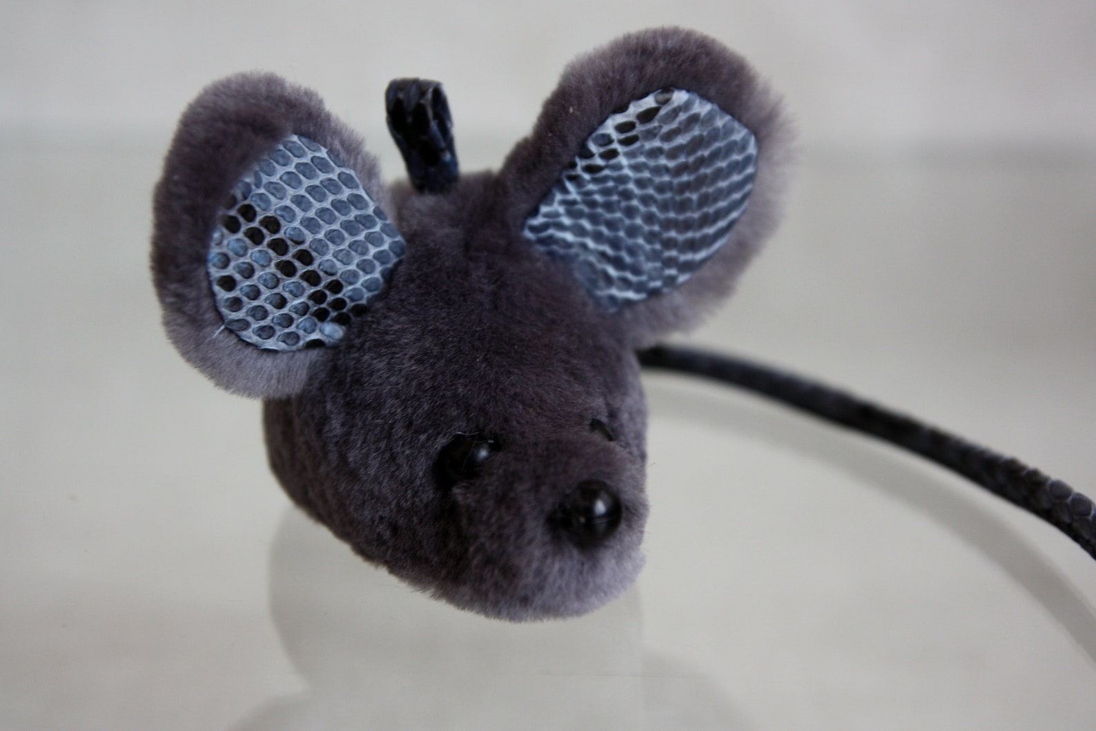 Keychain Mink Mouse Size М Natural Sheared Mink Fur Genuine - Etsy