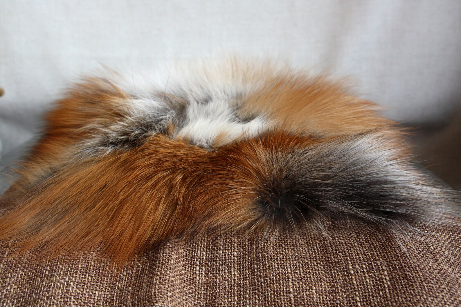 Pillow Made of Real Red Fox Fur Stuffed Decorative Pillow - Etsy