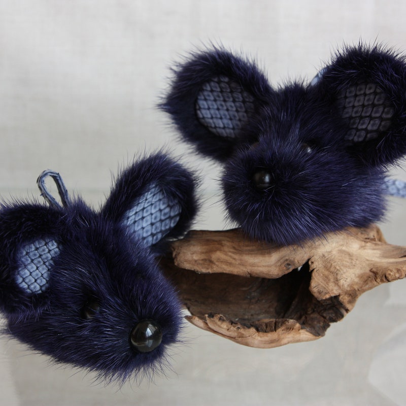 Real Fur Rabbit Keychain - Etsy