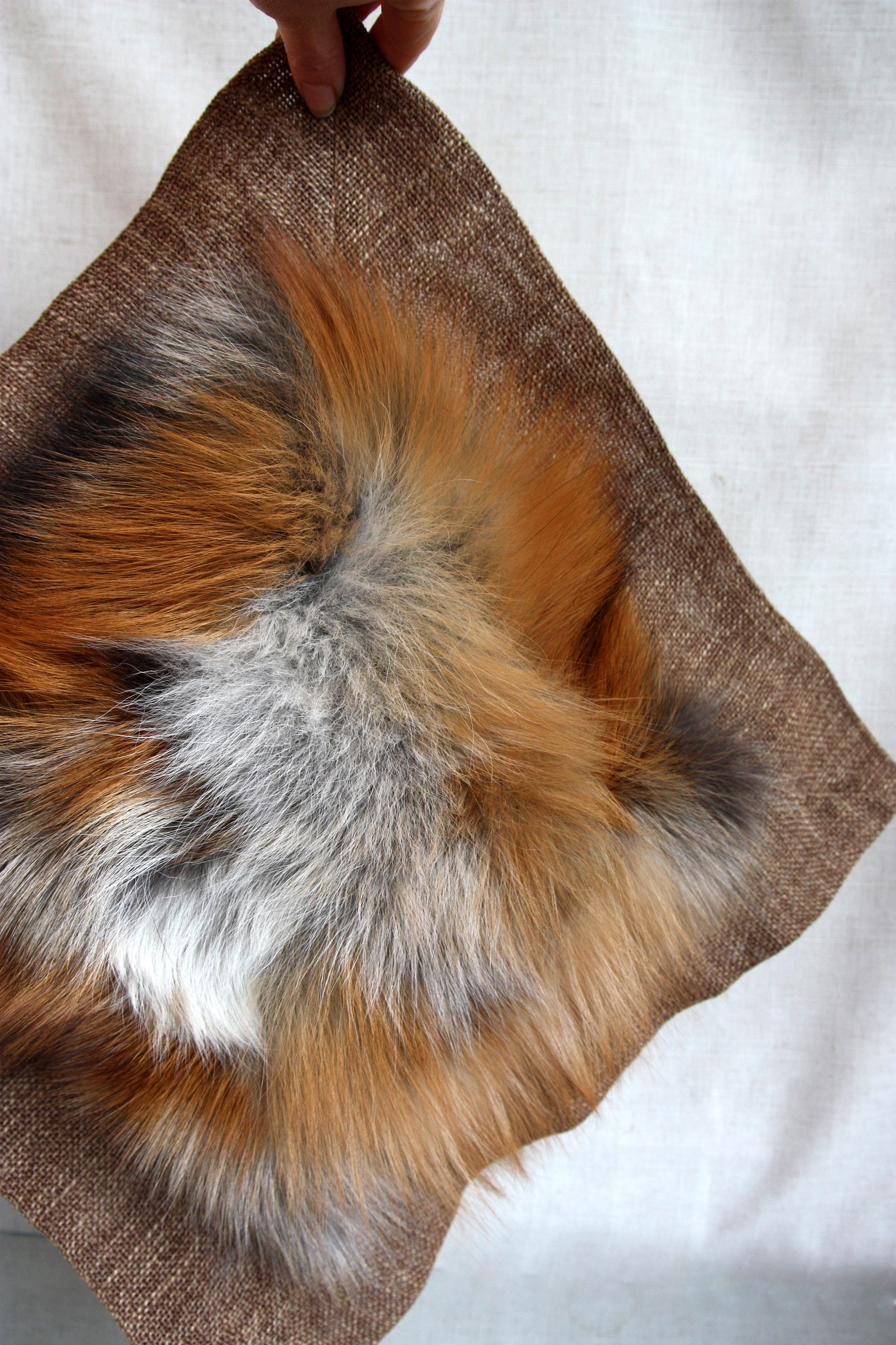 Pillow Made of Real Red Fox Fur Stuffed Decorative Pillow - Etsy