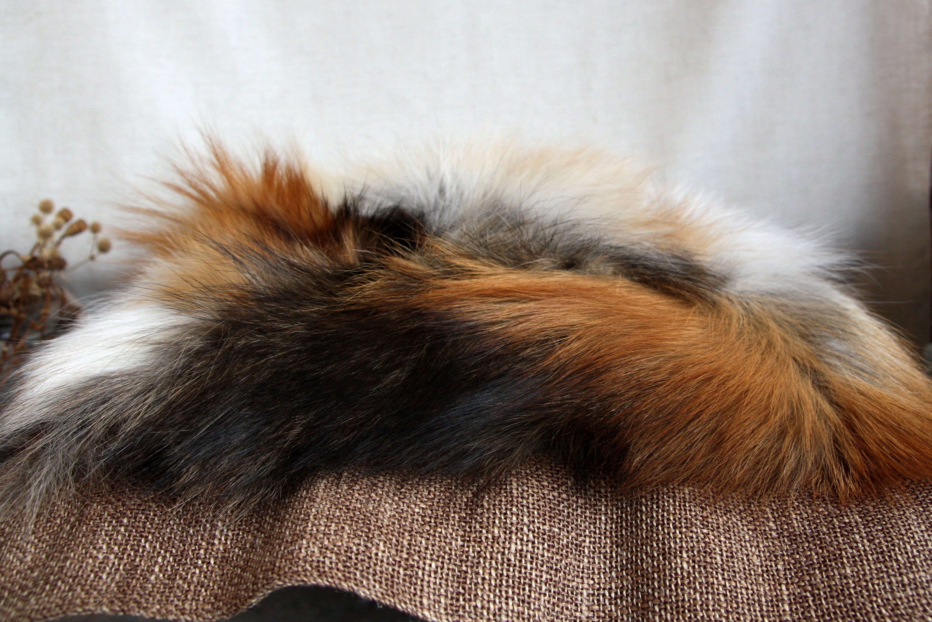 Pillow Made of Real Red Fox Fur Stuffed Decorative Pillow - Etsy