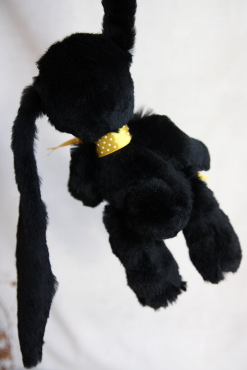 Rabbit from natural sheared mink fur. Gray hare. A toy of real | Etsy