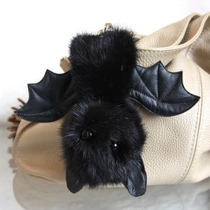 Bat Fur Keychain - Etsy