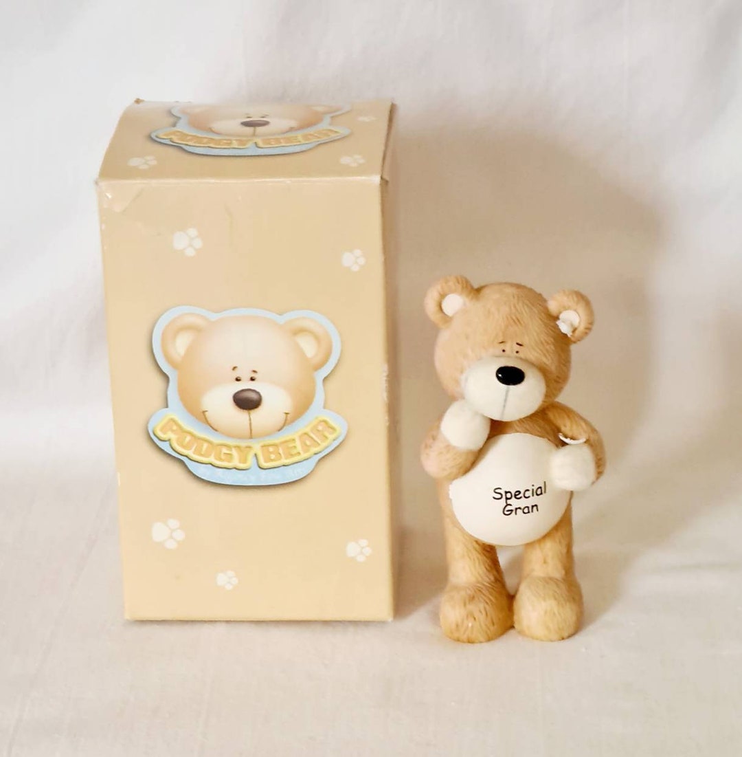 Vintage Regency Fine Art Podgy Bear, Special Gran Ornament, Collectable ...