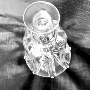 Vintage Art Deco Glass Decanter Bottle With Lid, Handblown Hand Cut ...