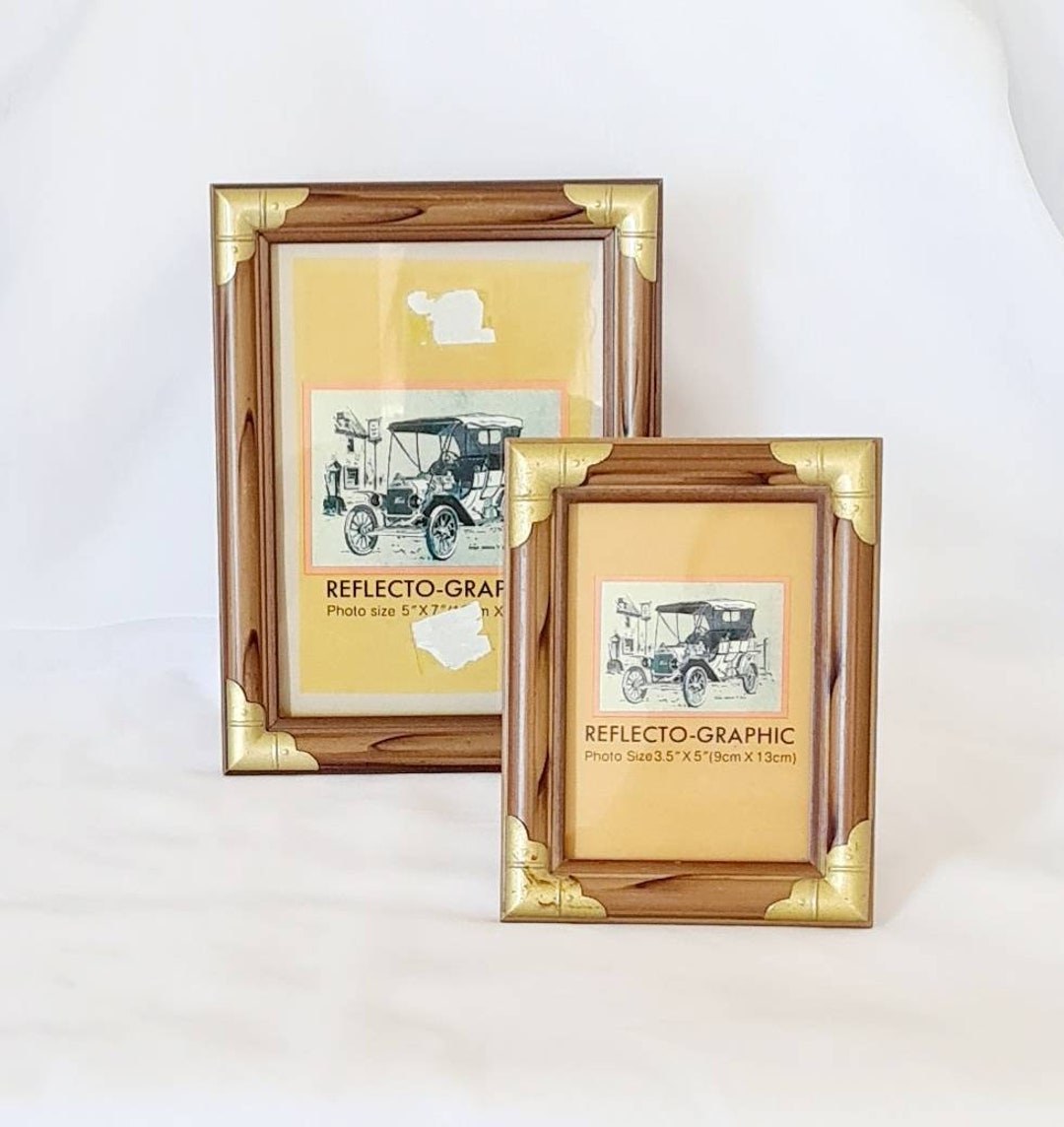 Vintage Pair of Gilded Wooden Photo Frames, Antique Photo Frames,pair ...