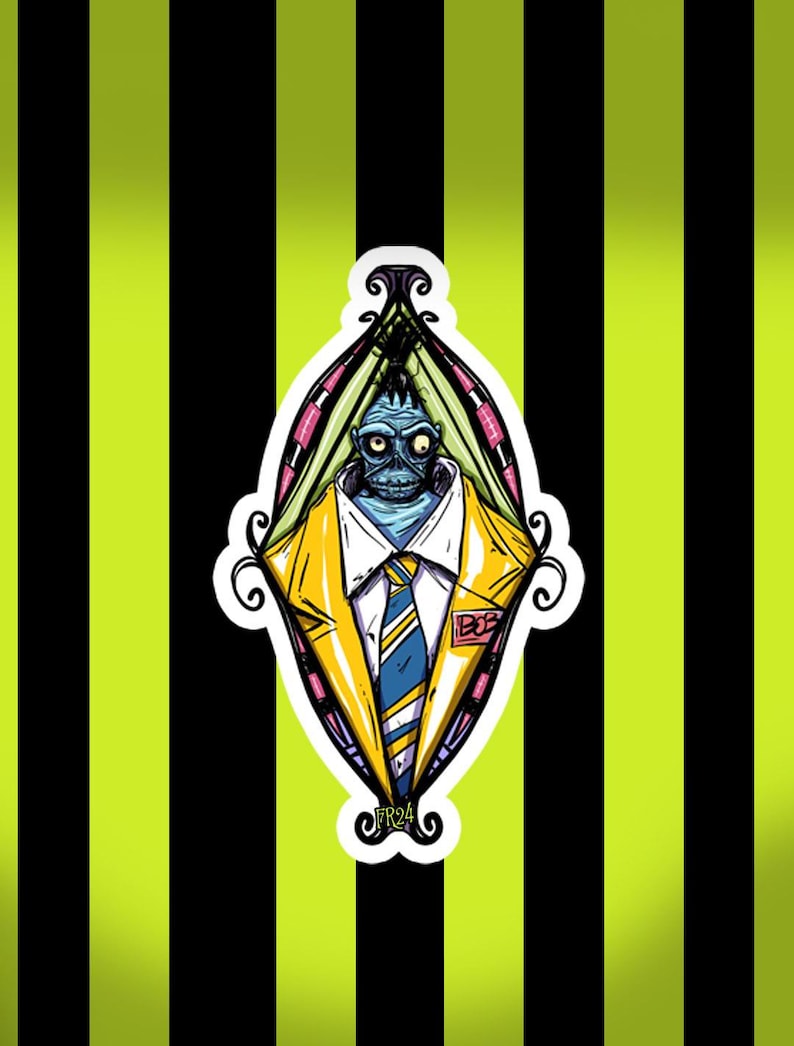 Beetlejuice Sticker Set - Etsy