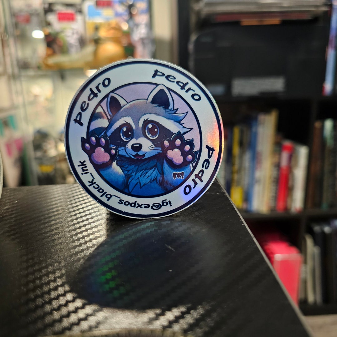 Pedro Pedro Pedro - Racoon - Laptop Sticker - Planner Sticker ...