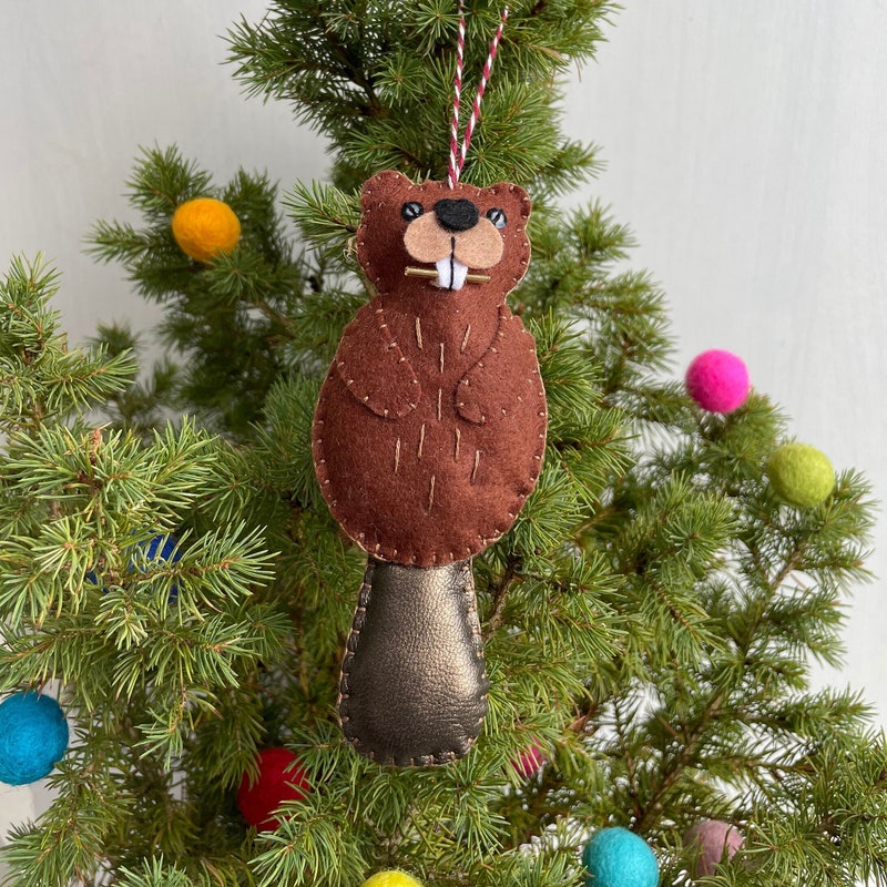 Beaver Ornament - Etsy