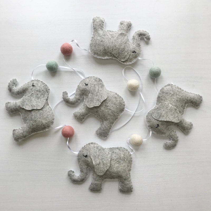 Elephant Garland - Etsy