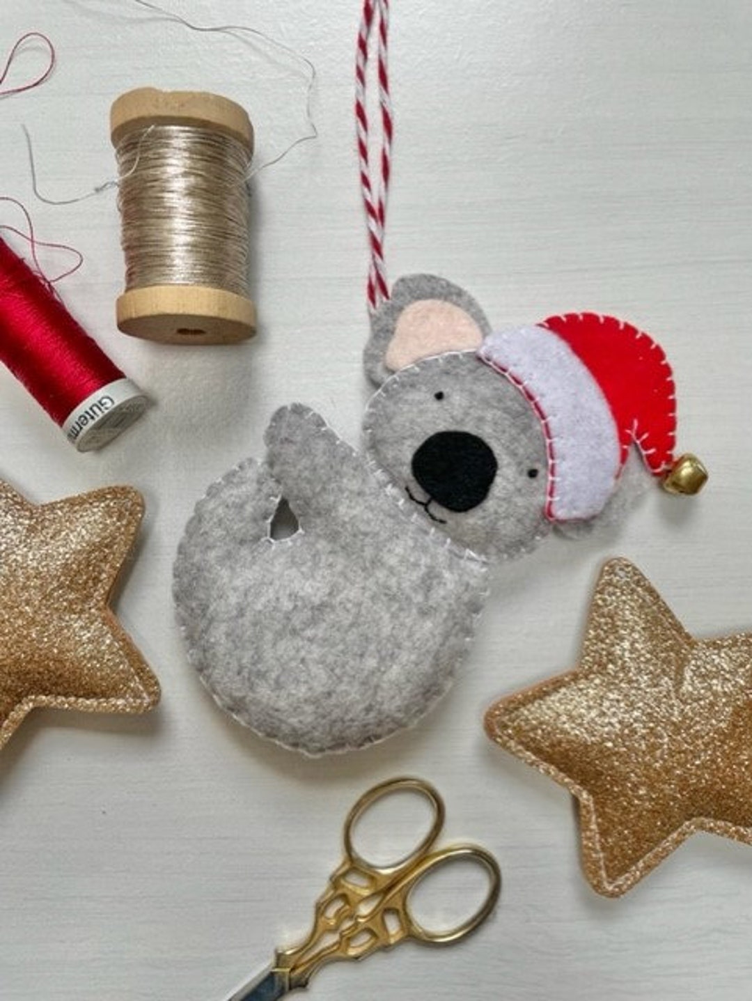 Koala Christmas Ornament - Koala Bear Tree Ornament - Christmas Bauble ...