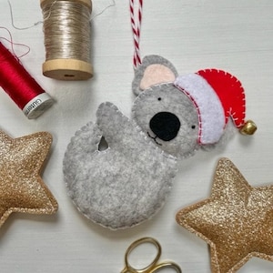 Koala Christmas Ornament - Koala Bear Tree Ornament - Christmas Bauble ...