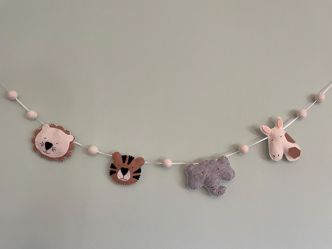 Safari Garland - Safari Bunting - Nursery Bunting - Animal Nursery ...