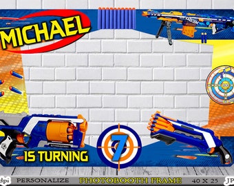 Nerf backdrop | Etsy