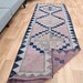 6.1x9.3 TURKISH KILIM, Pastel White Turquoise Yellow FLATWEAVE Vintage ...