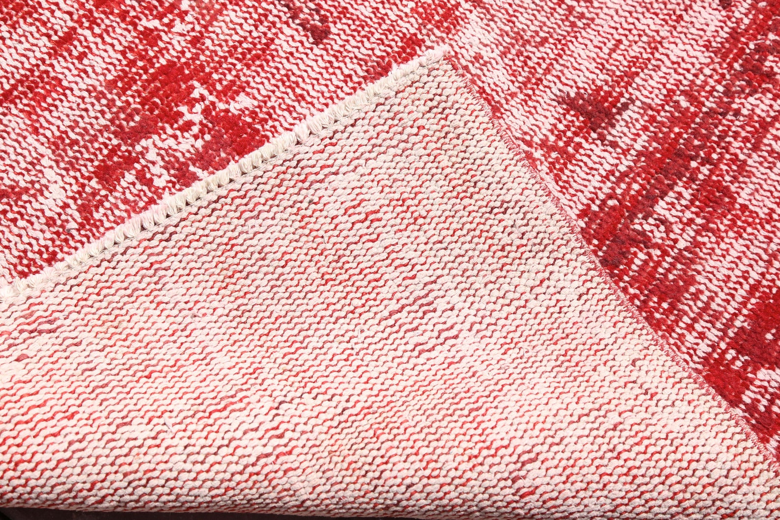 5.5x8.6 LUXURIOUS Red Distressed Area Rug Turkey Rug Red | Etsy