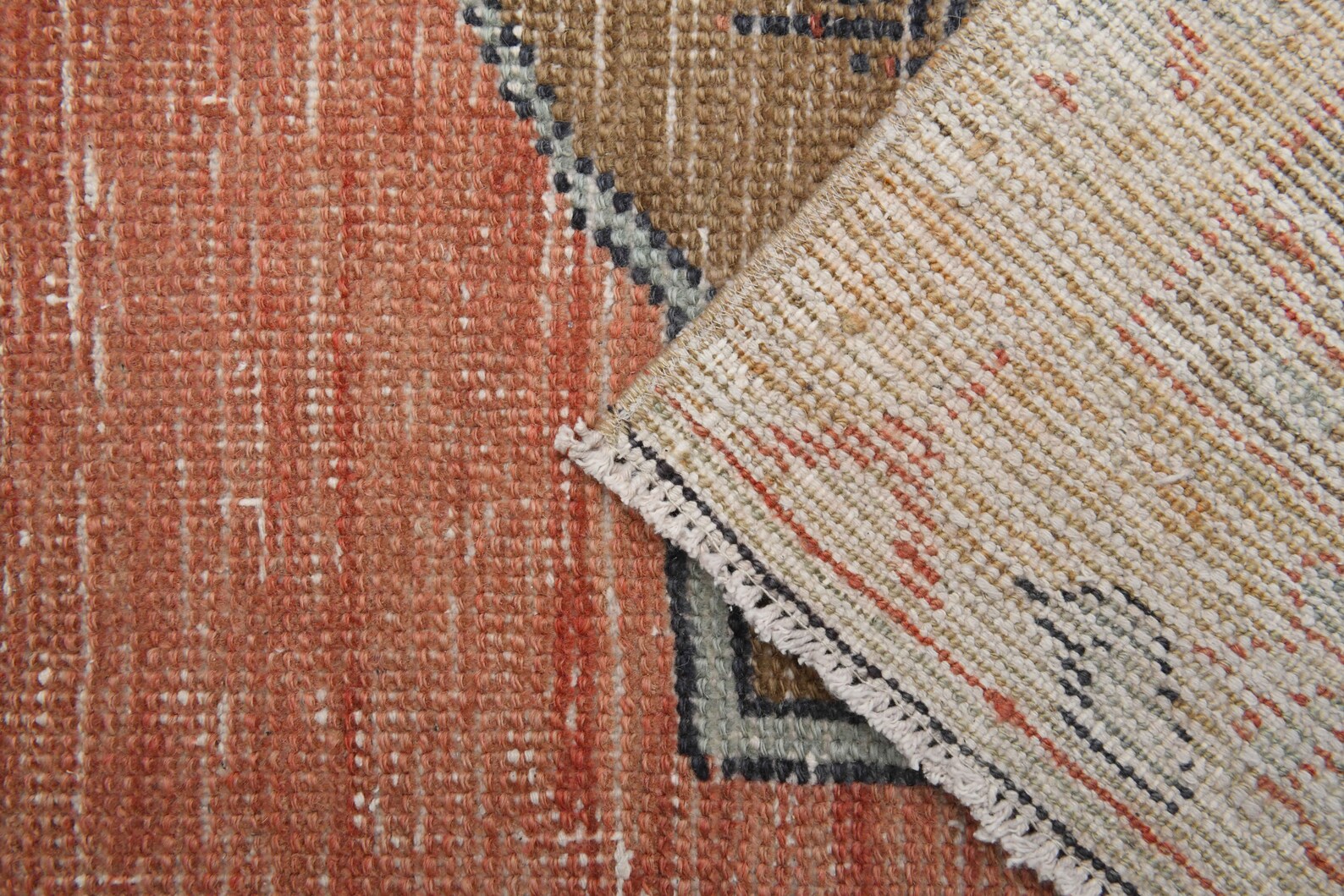 4x8 DIAMOND RED Turkish Runner, Rugs Runner, Turkish Rug, Oushak Runner ...