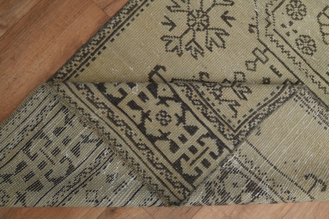 3x11 Runner Rug, Orange Turkish Runner, Vintage Rug, Hallway Runner ...