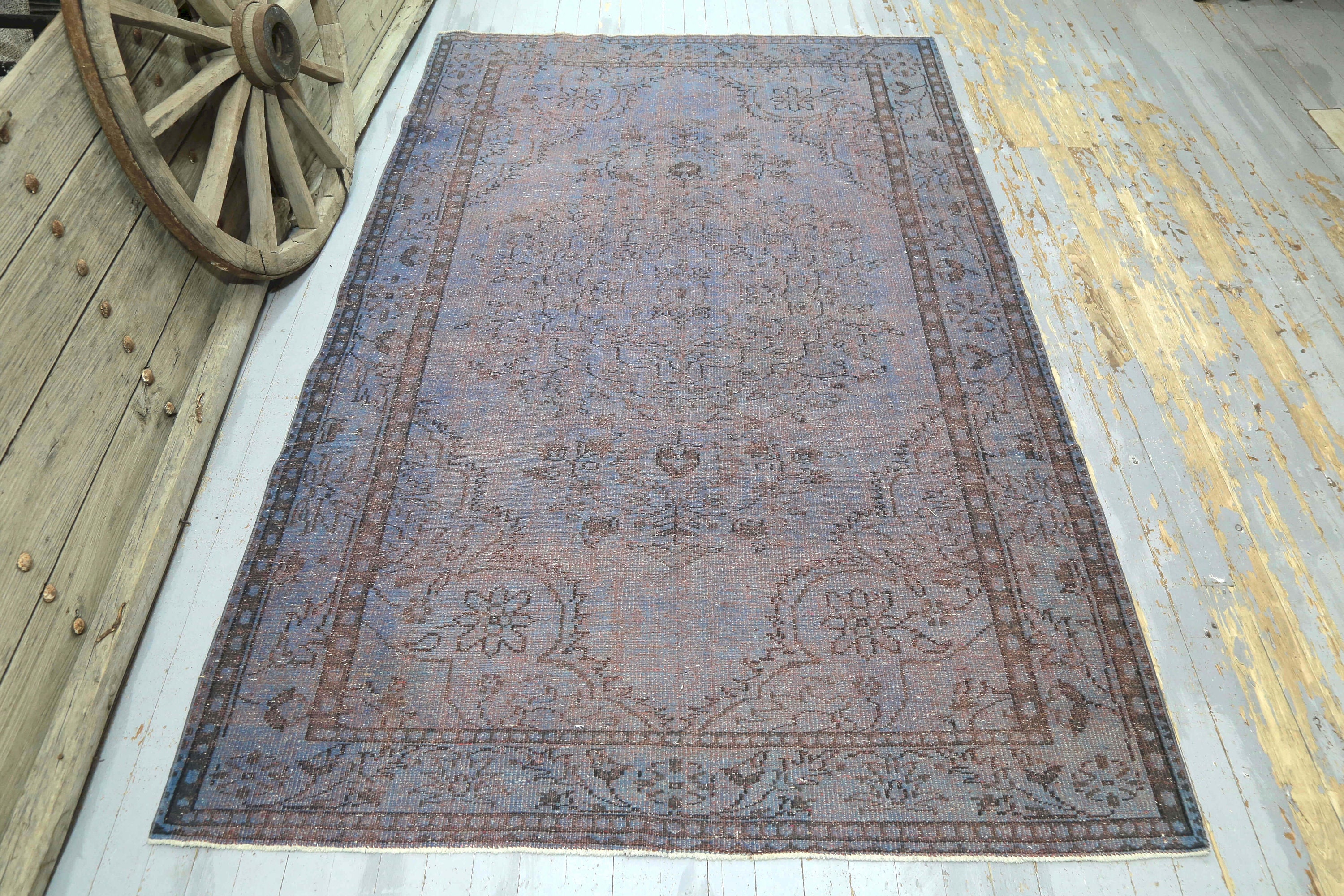 Vintage Industrial Area Rugs