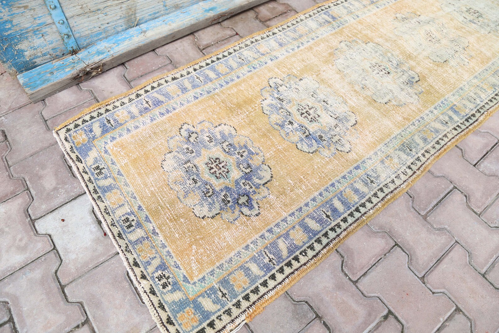 2.6x10.3, TURKISH RUNNER, VINTAGE Runner, Oushak Runner, Runner Rug ...