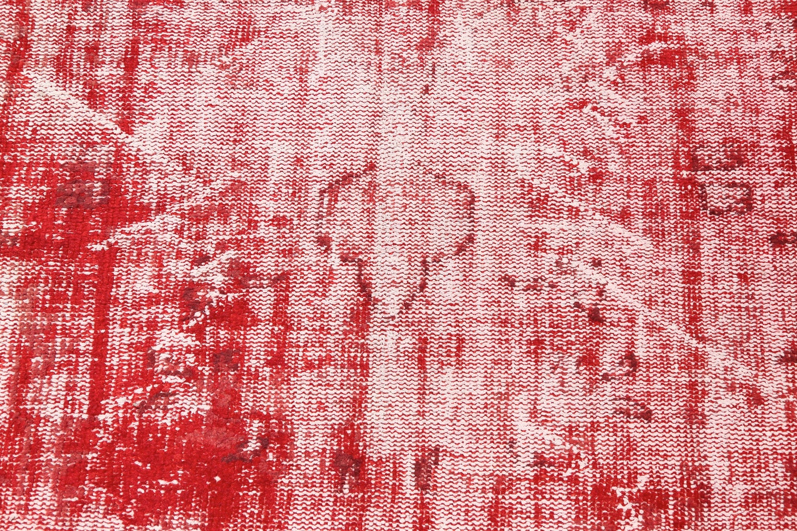 5.5x8.6 LUXURIOUS Red Distressed Area Rug Turkey Rug Red | Etsy