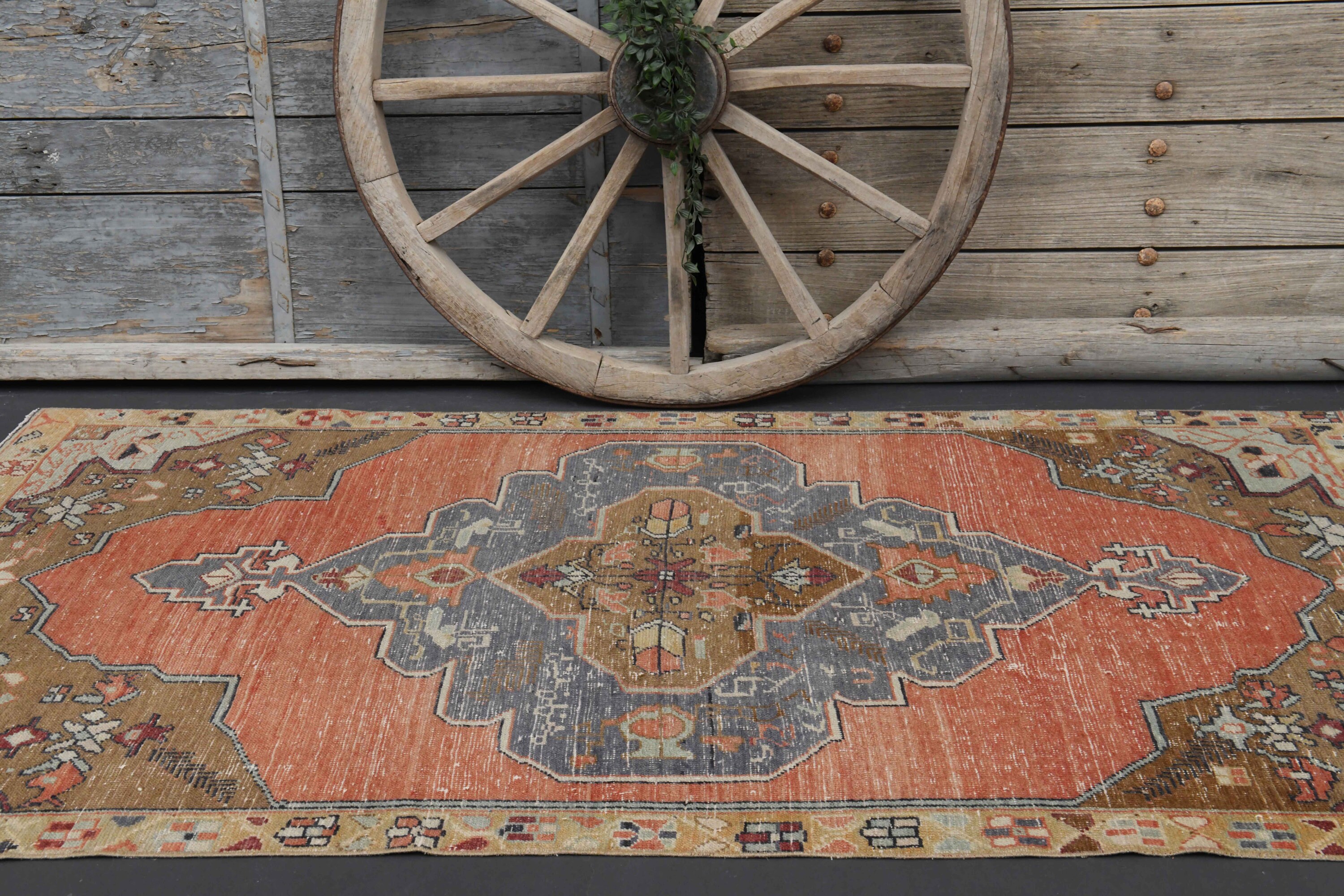 4x8 DIAMOND RED Turkish Runner, Rugs Runner, Turkish Rug, Oushak Runner ...