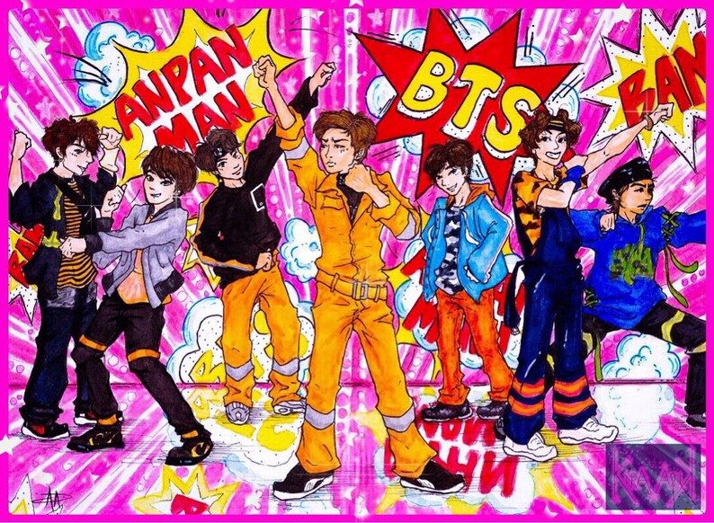 BTS new Generation BTS Fanart Photo Print 5x7 | Etsy