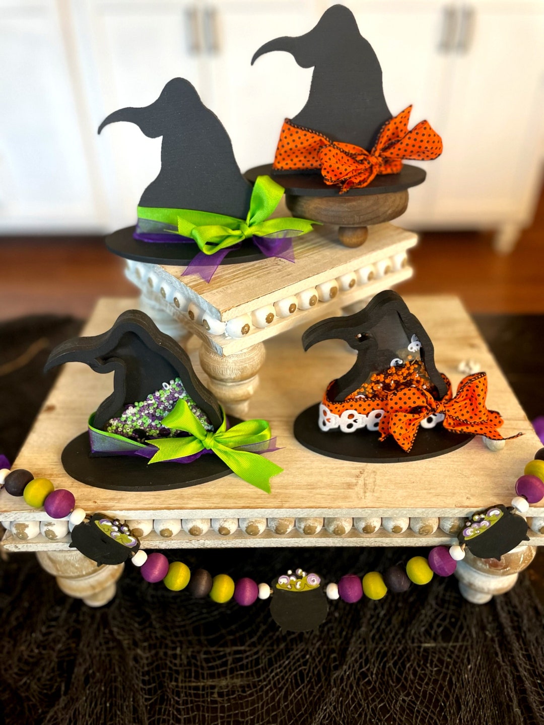 Witch Hat SHAKER Sign/ Halloween Witch Themed Decor / Wood Signs Shaker ...
