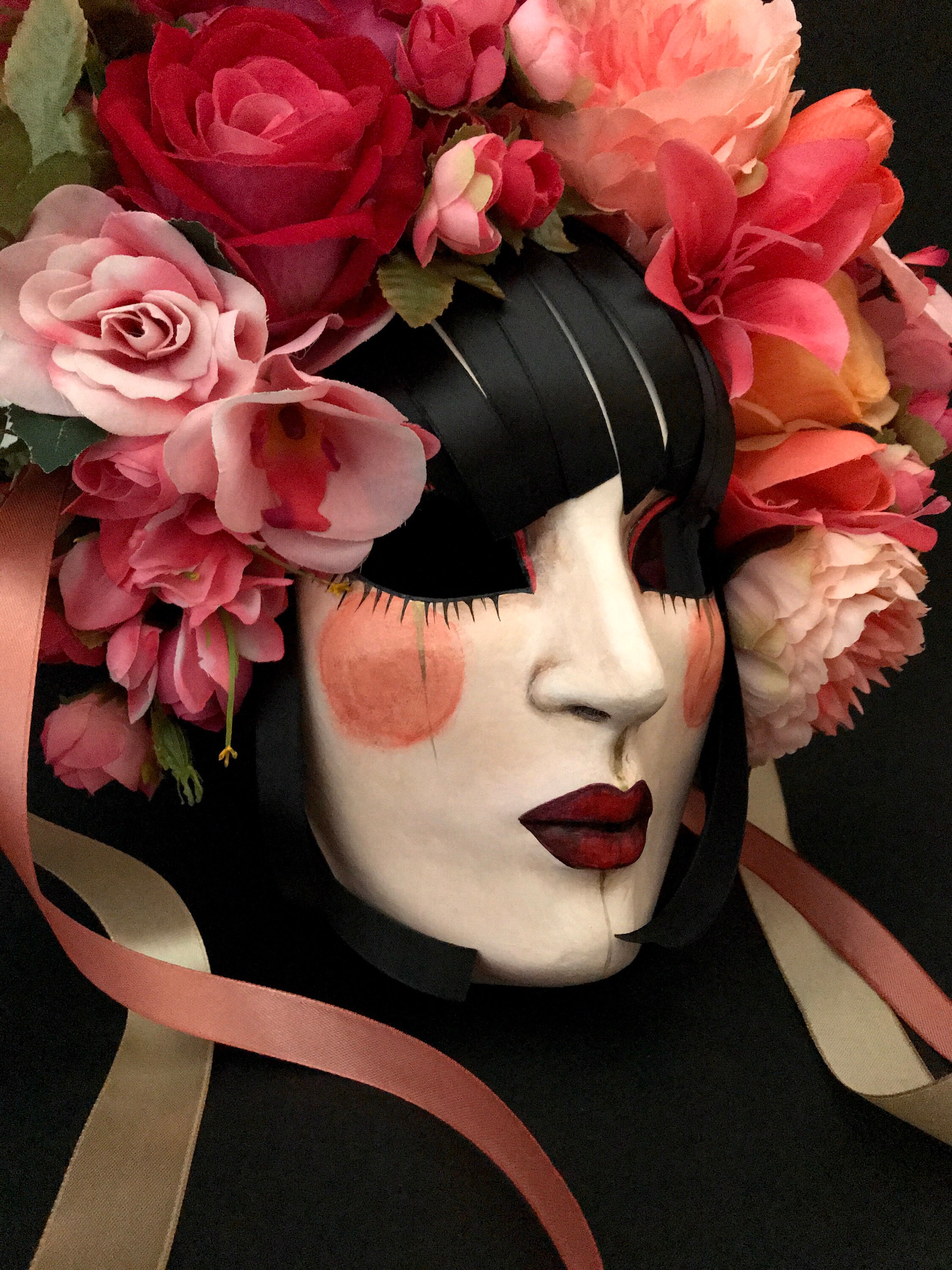 Made to order .Masquerade mask .Masquerade mask doll. | Etsy