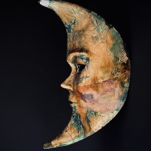 Made to Order . Moon Mask. Masquerade Mask. Moon Art. Moon and Angels ...