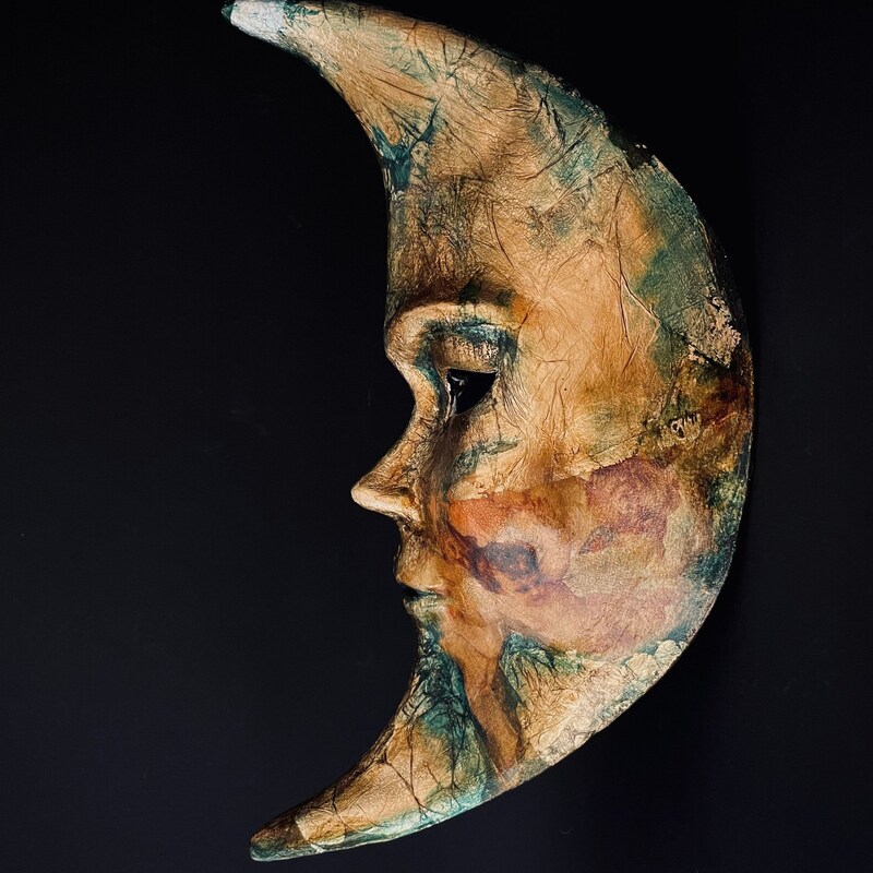 Moon Mask - Etsy