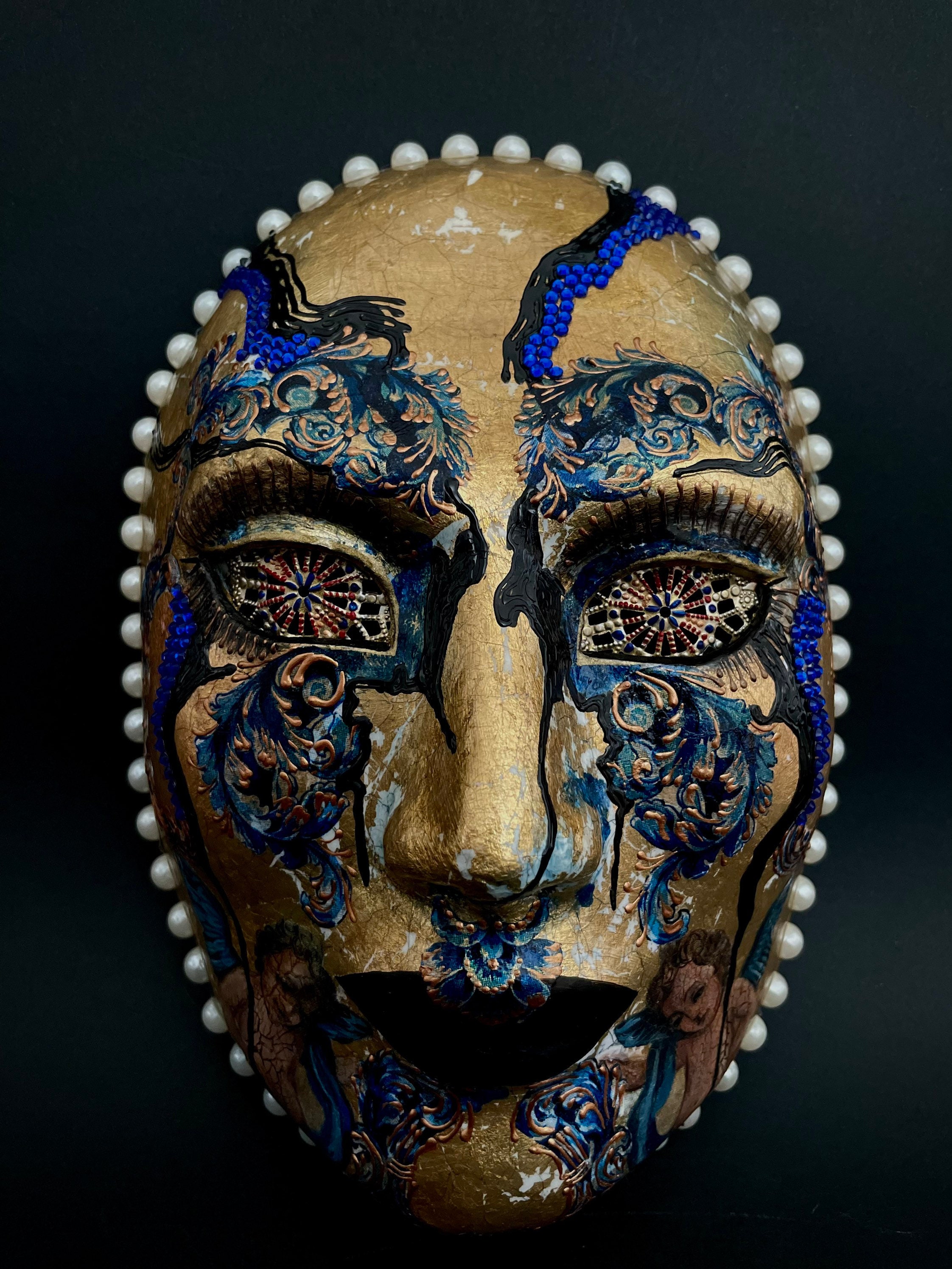 Available. Limited Edition Mask. Gold Mask. Masquerade Mask. - Etsy