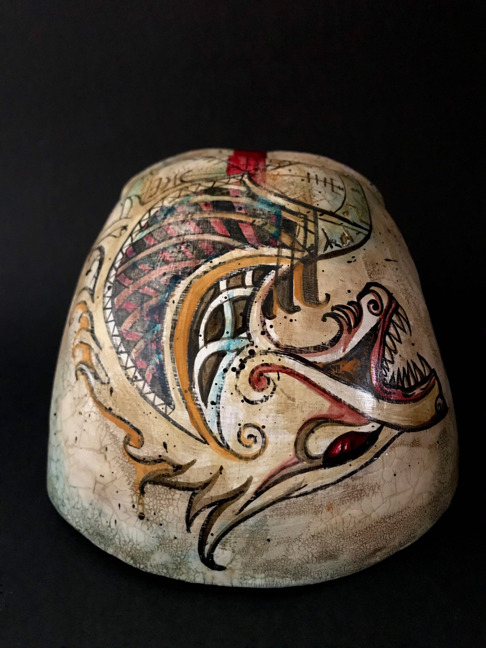 Made to Order . Half Face Skull Mask. Skull Mask. Viking Art. - Etsy