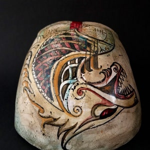 Made to Order . Half Face Skull Mask. Skull Mask. Viking Art. Viking ...