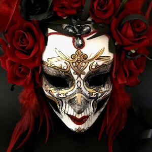 MADE TO ORDER .red Masquerade Mask. Masquerade Mask for Women. - Etsy