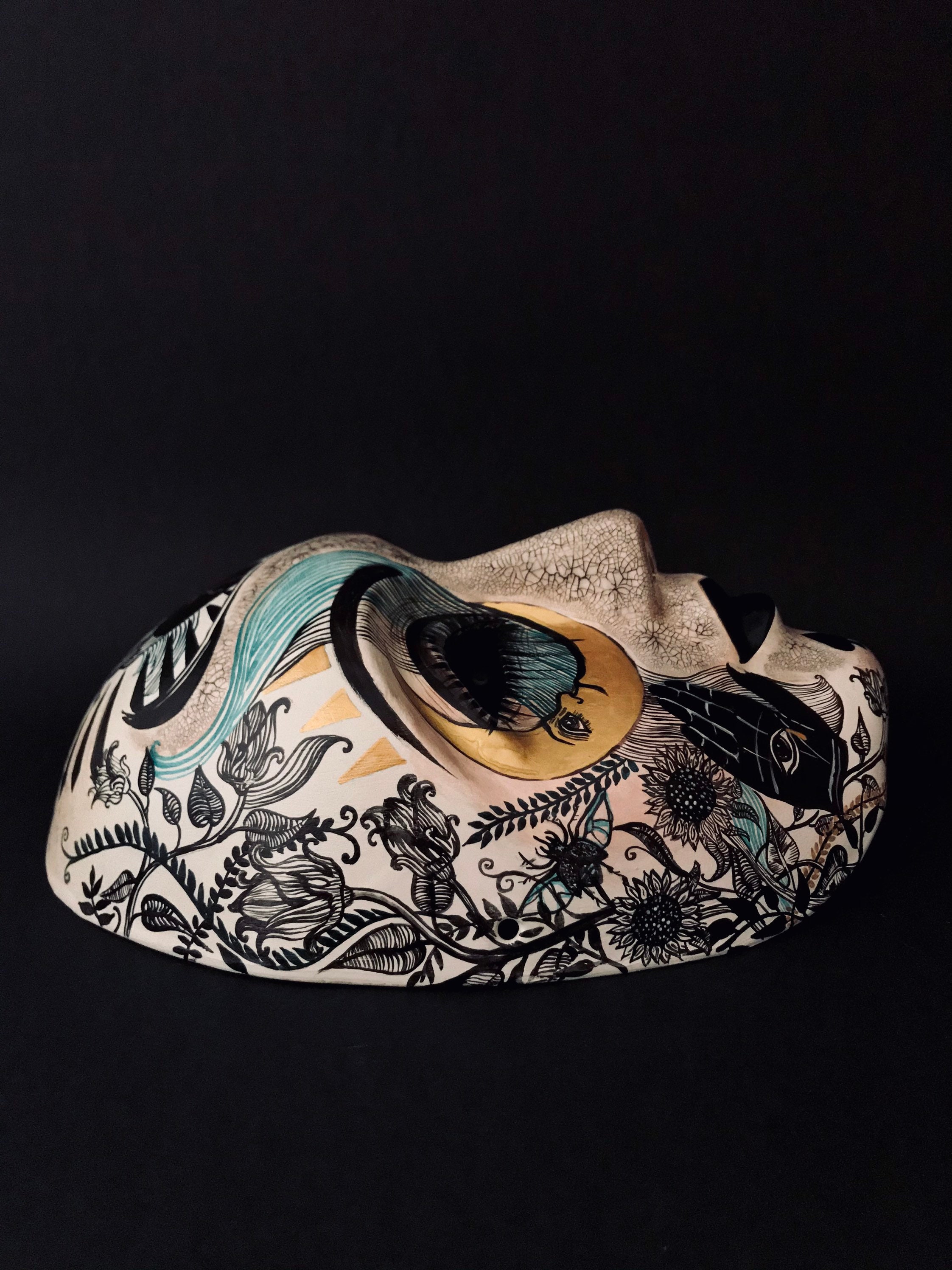 Made to Order . Good Luck Mask. Tarot Mask. Sun Mask. Moon | Etsy