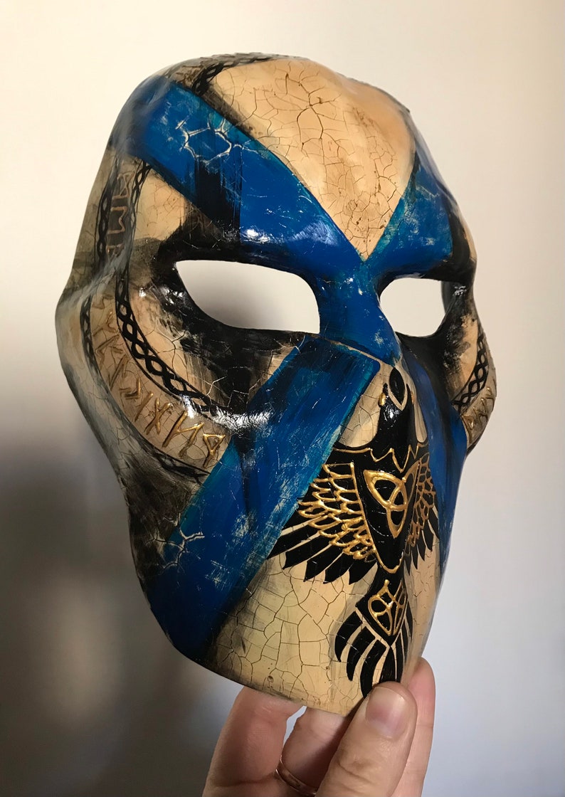 MADE TO ORDER . Viking Mask. Viking Warrior. Rune Mask. - Etsy