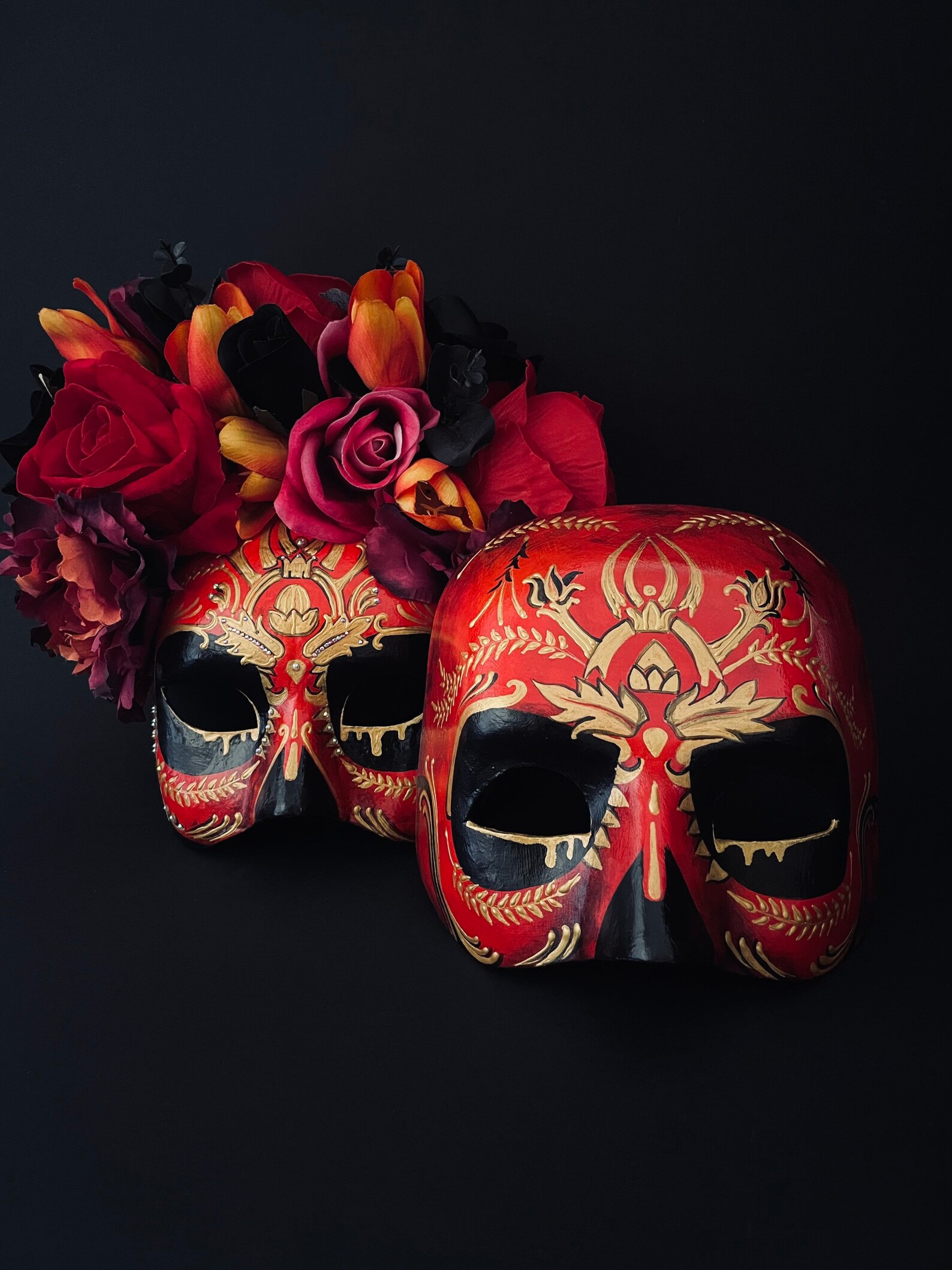Made to Order. Couples Day off the Dead Masks. Couples - Etsy