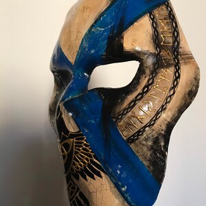 MADE TO ORDER . Viking Mask. Viking Warrior. Rune Mask. Masquerade Mask ...