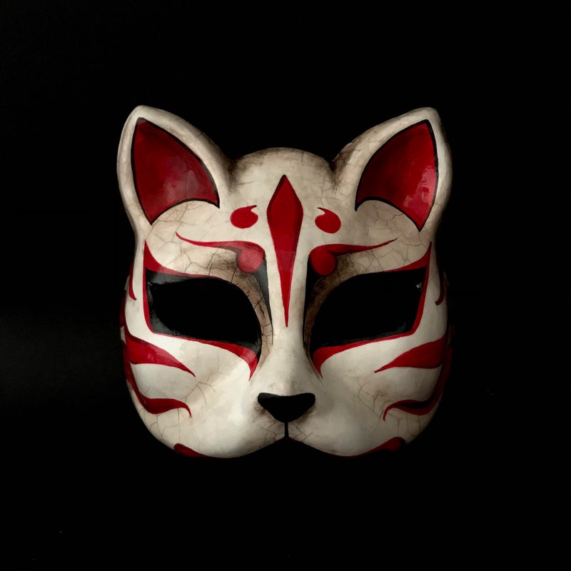 Japanese Cat Masks - Etsy