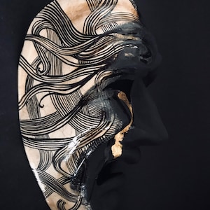 Made to Order . Tragedy Mask. Theater Mask. Masquerade Mask. Tragedy ...