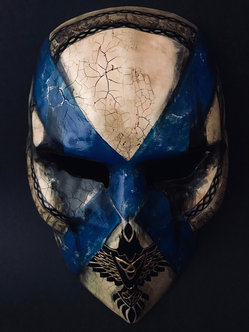 MADE TO ORDER . Viking Mask. Viking Warrior. Rune Mask. - Etsy