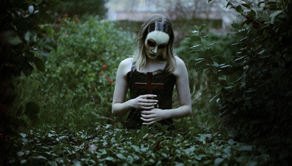 Made to Order. Masquerade Mask. Ghost Woman Mask. Carnival - Etsy