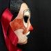 Made to Order .clown Mask. Circus Mask. Halloween Mask. - Etsy